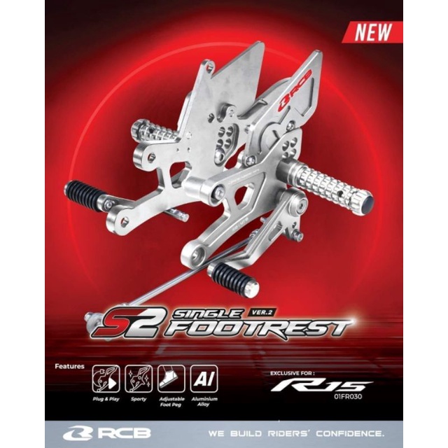 Rcb Single Shifter s2 v2 For R15 v3&v4 & r15m Plug n play Silver Only ...