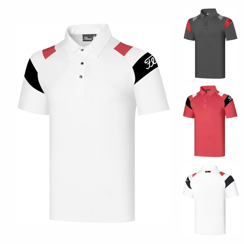 【Titleist】 Golf Man's Short sleeves POLO shirt Sports Quick dry Absorb ...