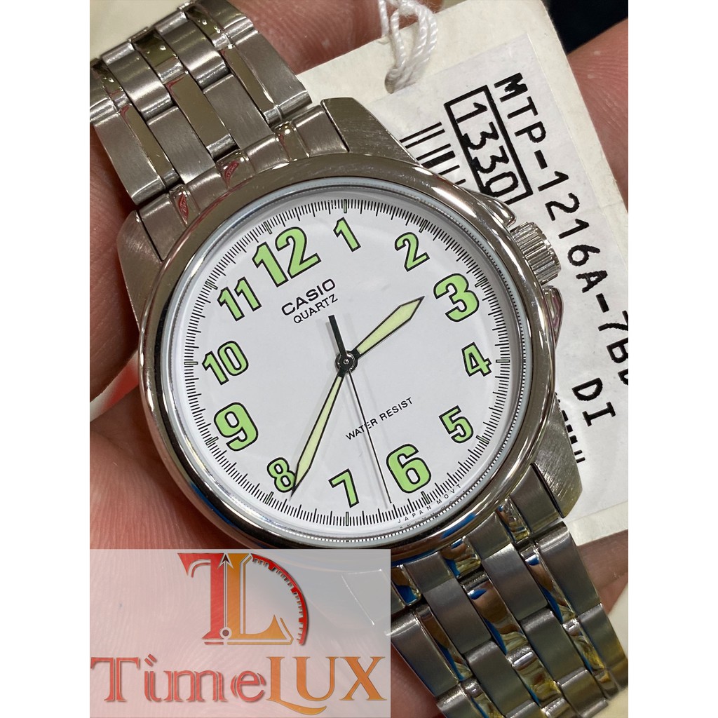 CASIO MEN'S SILVER MTP 1216A 7B | Shopee Philippines