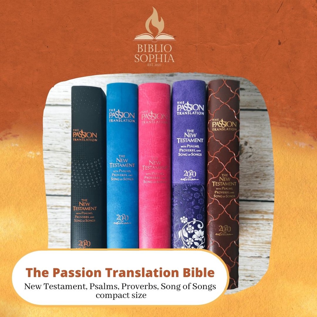The Passion Translation Bible (2020 Edition) Compact Size | Shopee ...