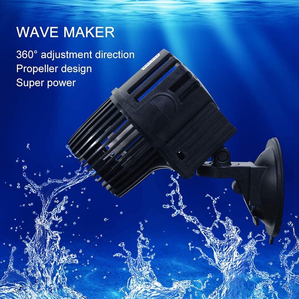 AQUARZOO Aquarium Wave Maker 360°Adjustable Circulation Pump,Fish Tank Wavemaker Powerhead Pump ...