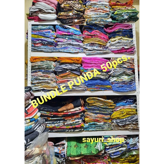 BUNDLE PUNDA 50 pieces semi canadian standard size with zipper ...