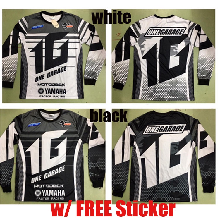 1G One Garage Motodeck Rider Shirt Bike Motorcycle Dri Fit Dri-Fit Long ...