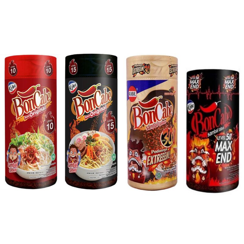 Kobe BON CABE Chilli Powder Original 30gr - Kobe BONCABE Sambal Tabur ...