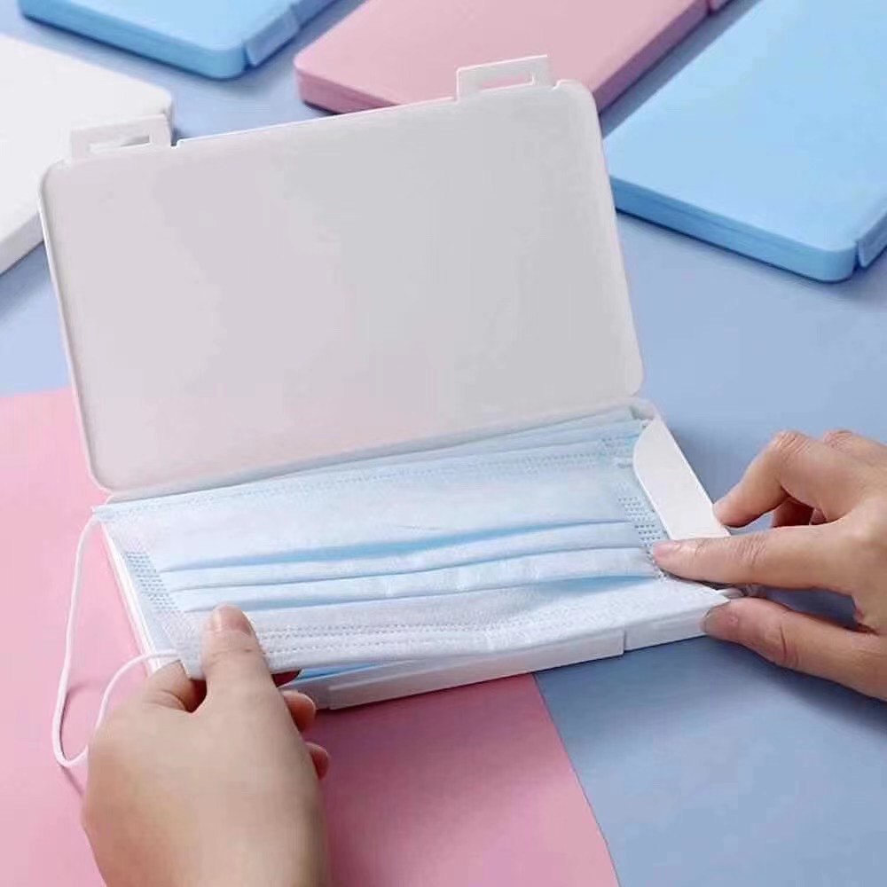 Face Masks Container storage box Dustproof Transparent Box | Shopee ...