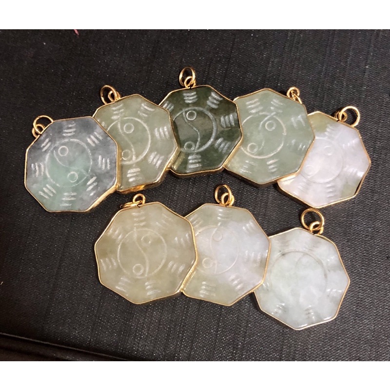 Pendant 8 Directions Jade Yin Yang Burma | Shopee Philippines