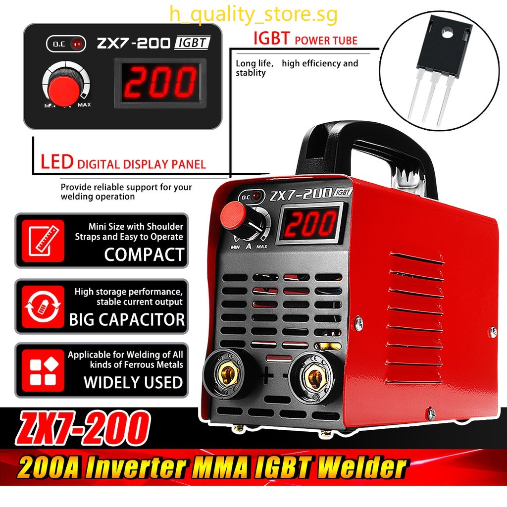 220V ZX7-200 zx7-250 Mini welding machine Portable MMA ARC Welder IGBT Welding Machine Soldering ...