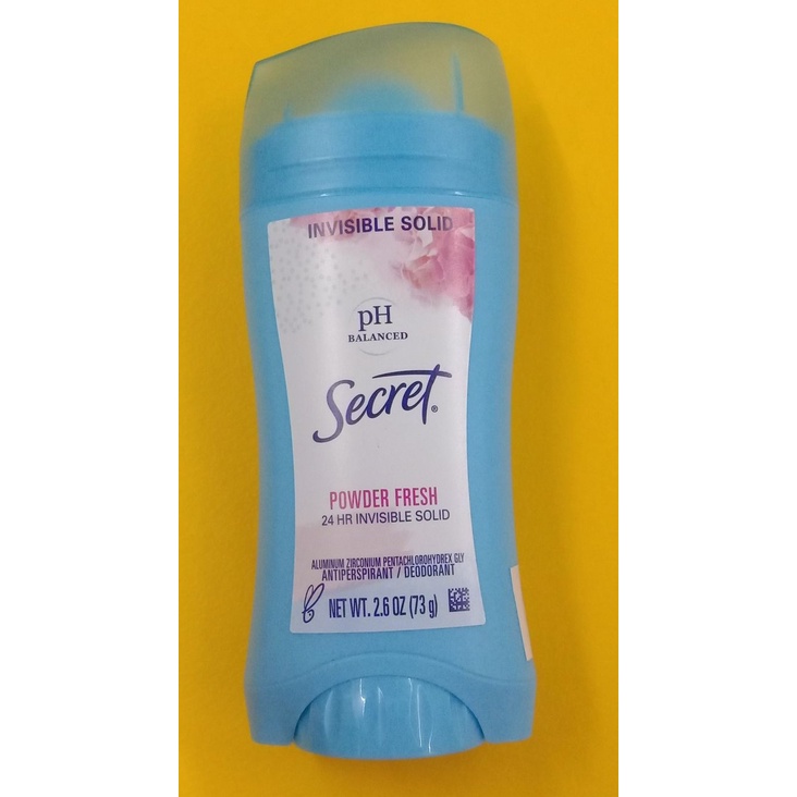 SECRET POWDER FRESH INVISIBLE SOLID NET WT. 2.6oz(73g) | Shopee Philippines