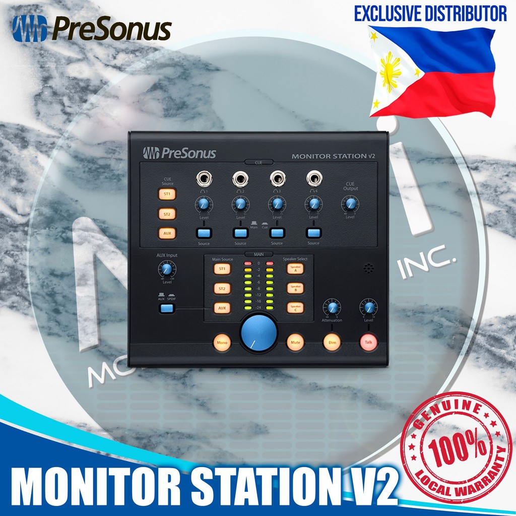 PreSonus Monitor Station V2 Desktop speaker-management solution studio control station | Shopee ...