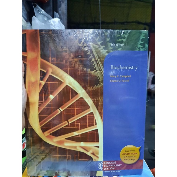 BIOCHEMISTRY BY: Campbell 8th Edition Colored Original | Shopee Philippines