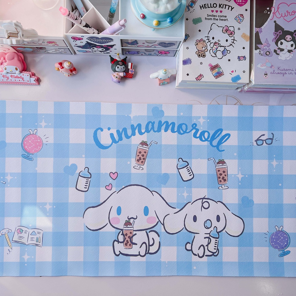 WALKIE Japanese Cinnamoroll Placemat Kawaii Waterproof Kuromi Oilproof ...