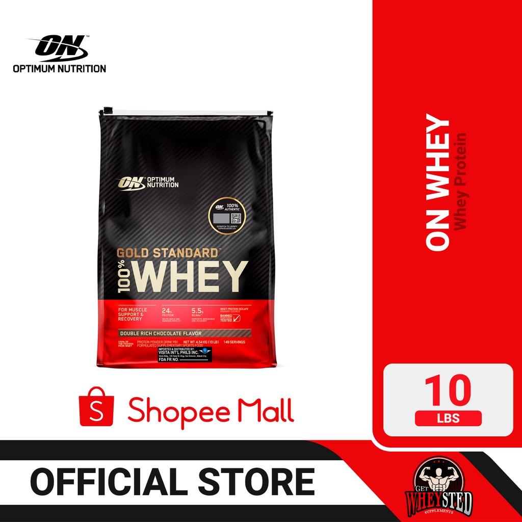 Optimum Gold Standard 100% whey 10lbs | Shopee Philippines