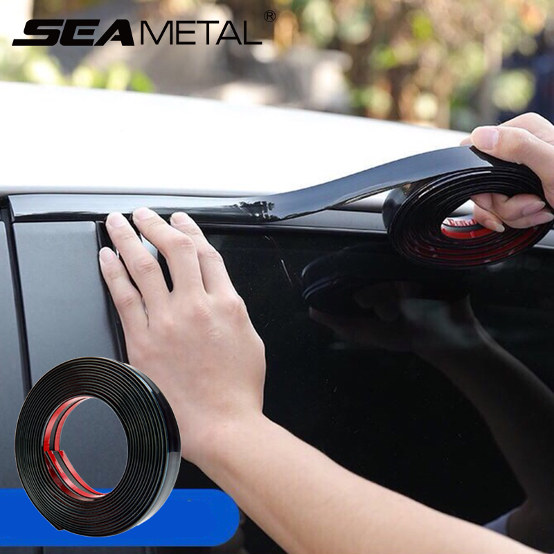 Car Window Decorative Car Door Protector Chrome Strip Moulding Trim ...