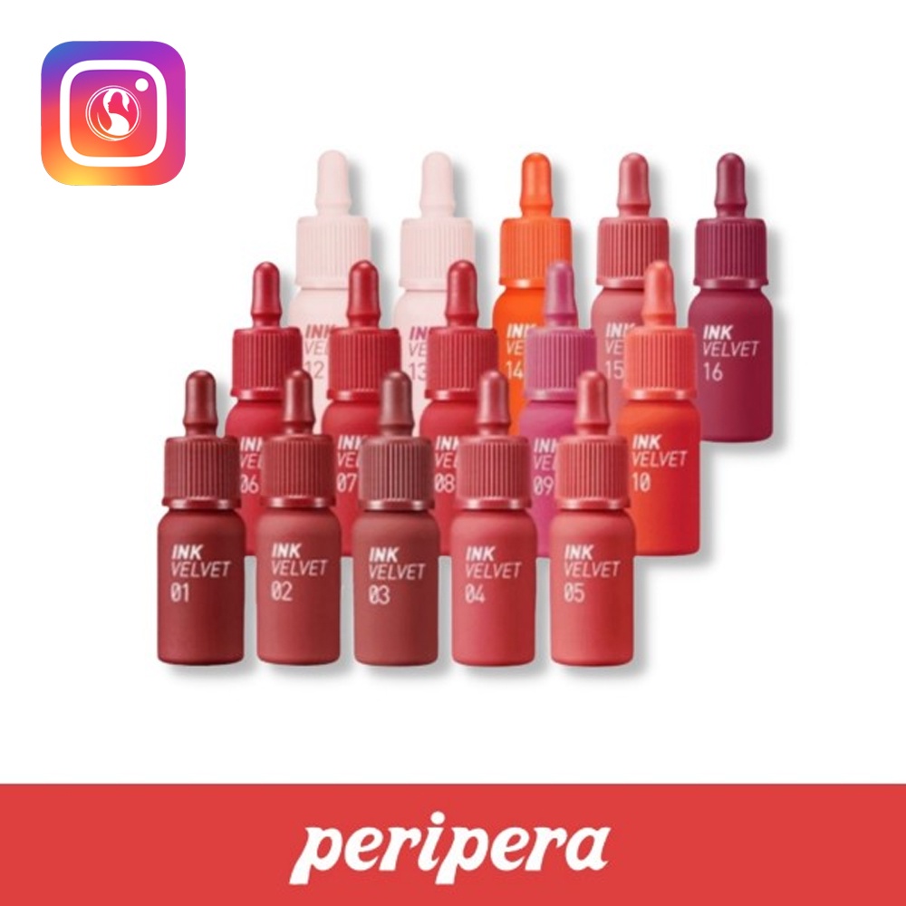 Peripera Ink Velvet Tint 4g | Shopee Philippines