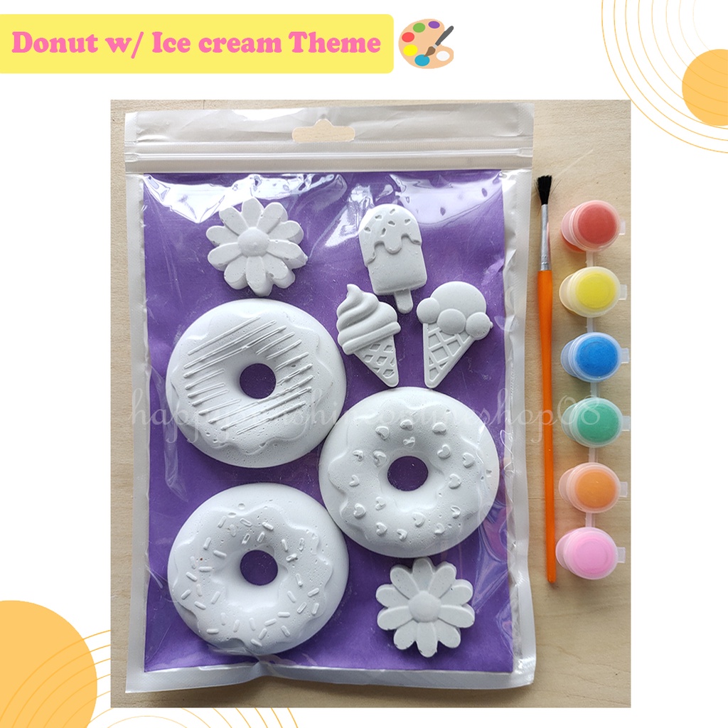 Happysunshine Donut Theme - Painting Kits I Poster Colors I Arts and ...