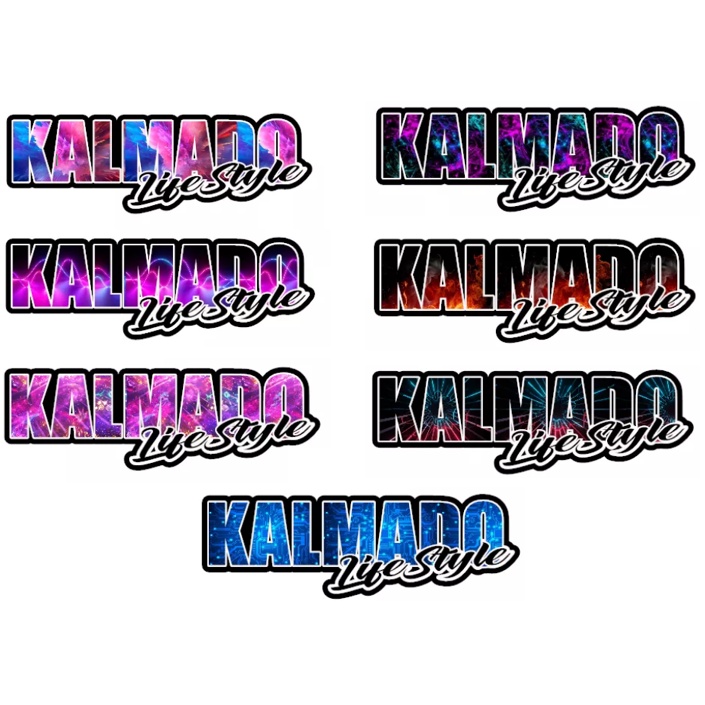 Motorcycle Sticker Kalmado Lifestyle Waterproof 2x6 Inches | Shopee Philippines