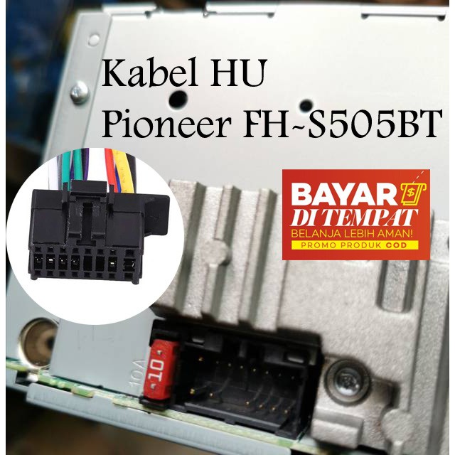 Cable Socket Tape Cable Head Unit Pioneer FH-S505BT 2 DIN Original ...