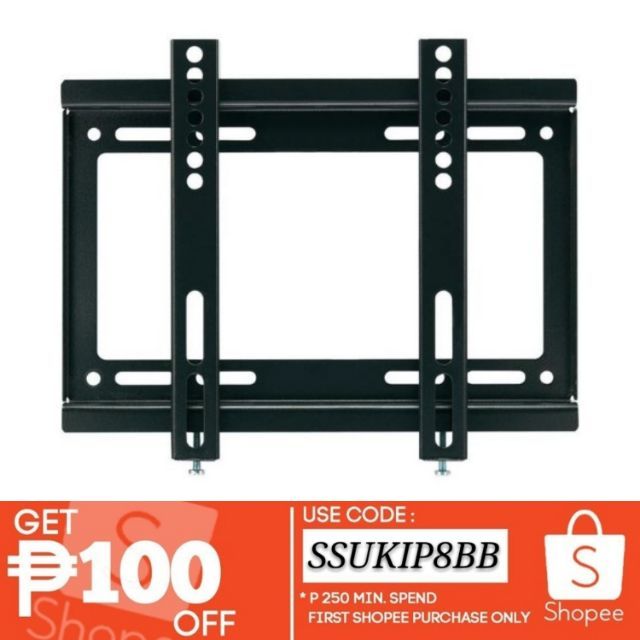 14"-42" LED/LCD/PDP Flat Panel Tv Wall Mount Wall Bracket | Shopee ...