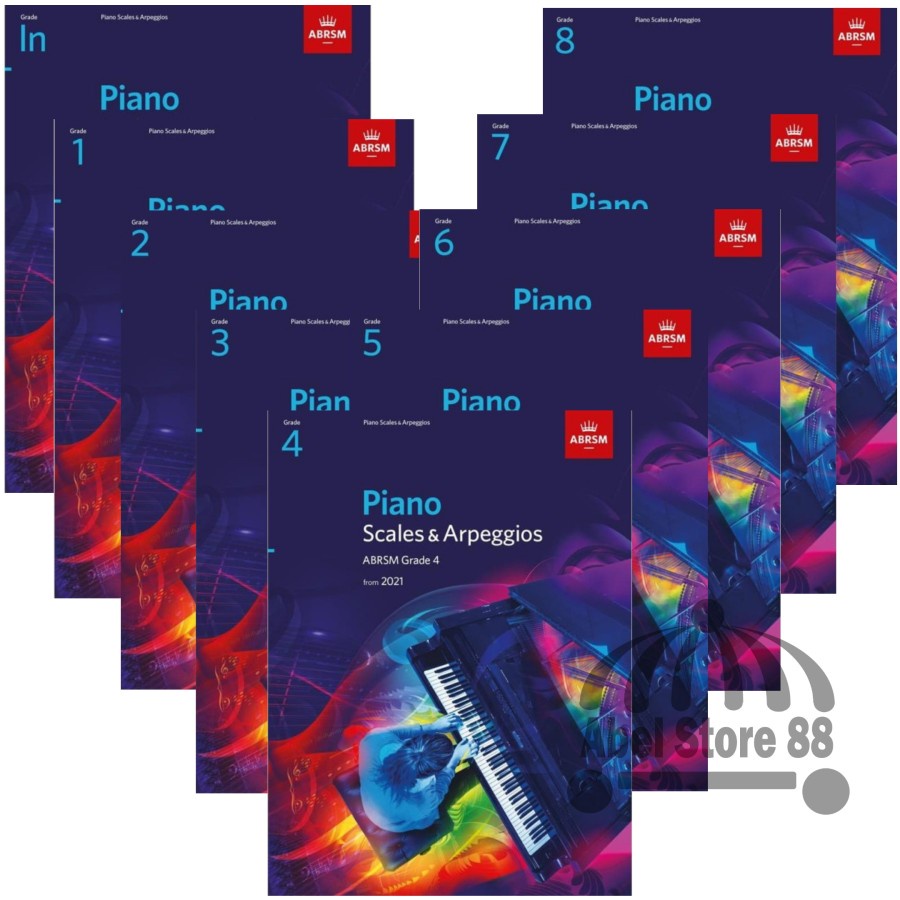 Piano Scales & Arpeggios ABRSM Grade Initial/1/2/3/4/5/6/7/8 from 2021 - Piano Tangganada Exam ...