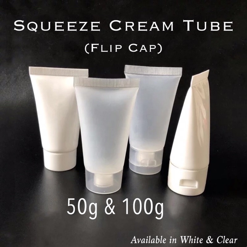 100pcs Cream Tube with Flip Cap | Shopee Philippines