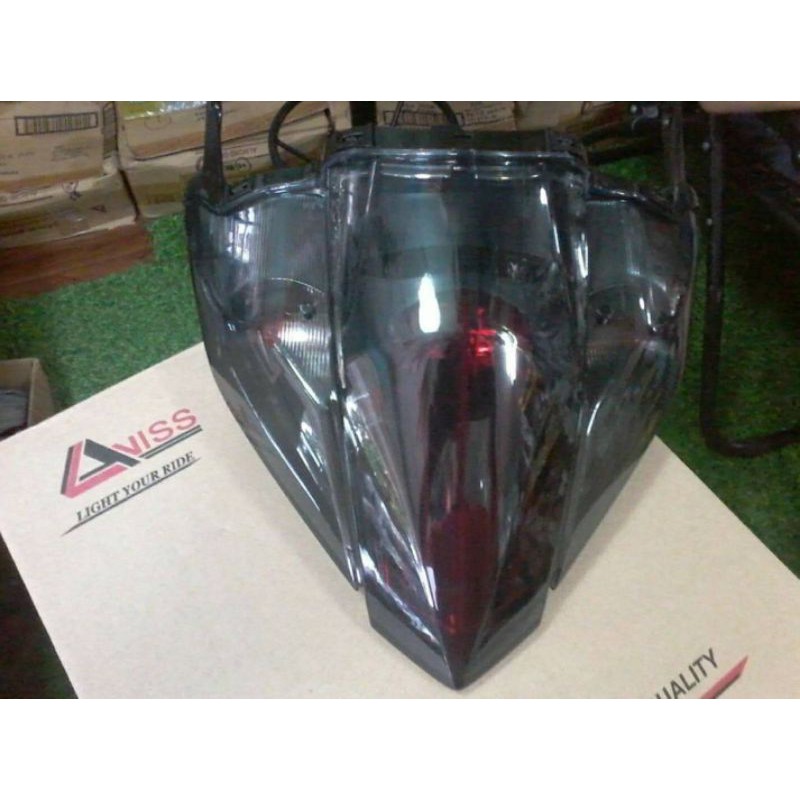 Lc135 New v2 v3 tail lamp with socket (Smoke) | Shopee Philippines