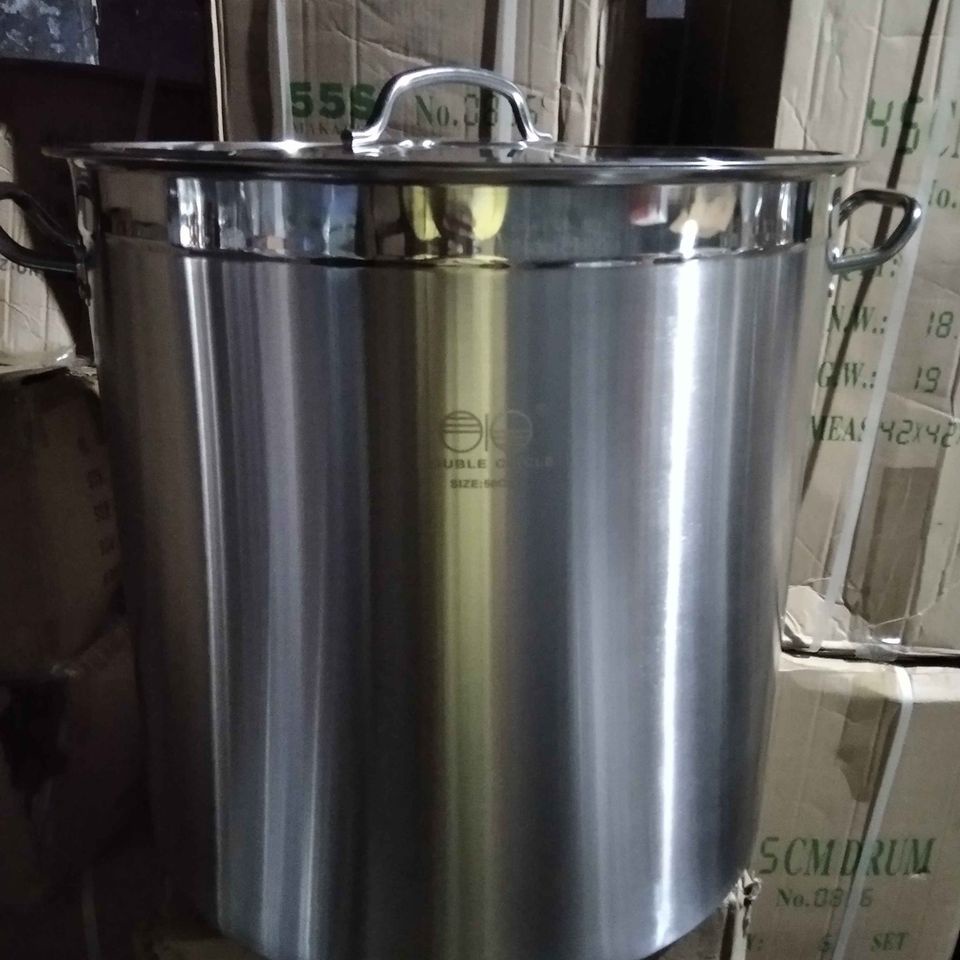 Double Circle Stockpot Original Stainless 30cm, 35cm, 40cm, 45cm, 50cm ...