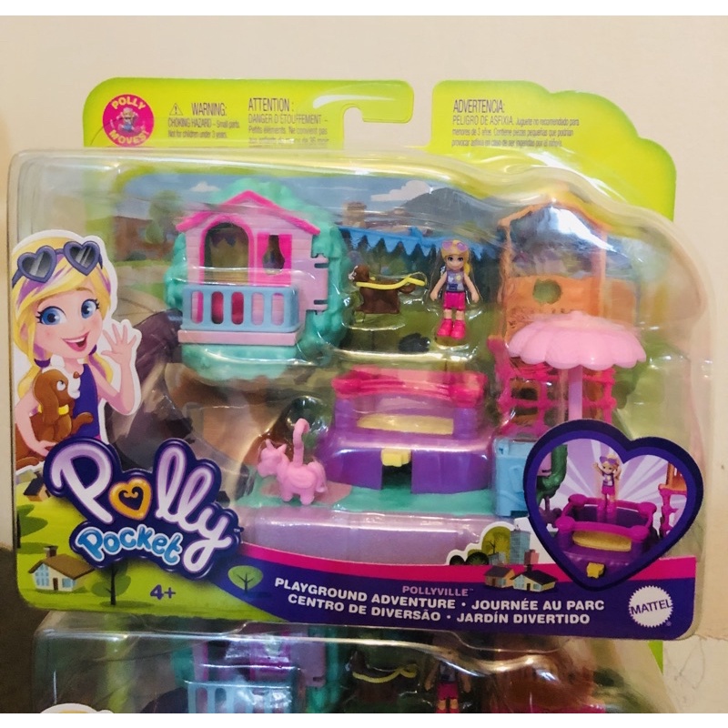 Polly Pocket Pollyville Outdoor Playset ~ Playground Adventure or ...