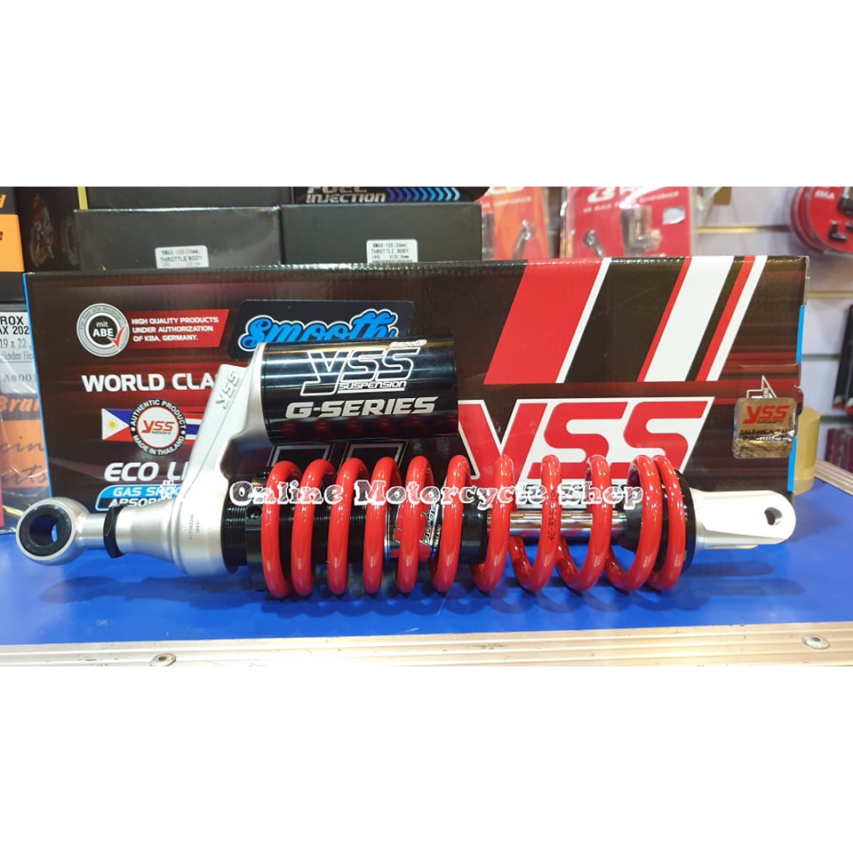 YSS G-Series 330mm (RED) for Click 125/150, Beat Fi, etc.(UNIVERSAL TO ...