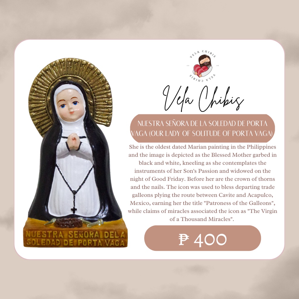 Nuestra Señora de la Soledad de Porta Vaga (Our Lady of Solitude) Chibi ...