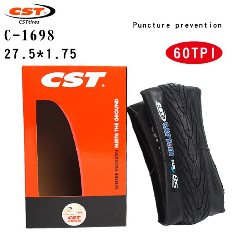 CST Tire 26X1.75 27.5X1.75 C-1698 60tpi Mountain Bike Tire Shark Fin ...