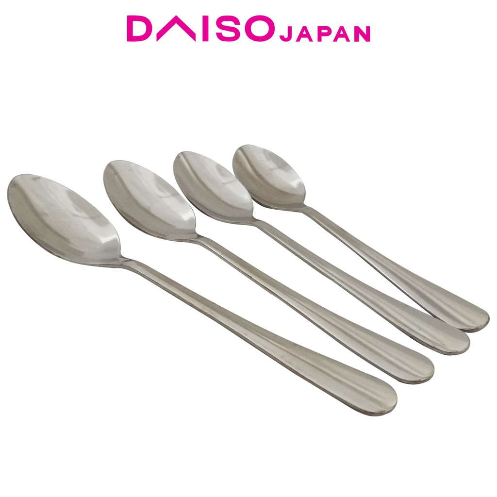 Daiso Dessert Spoon Value Pack (4 pieces) | Shopee Philippines