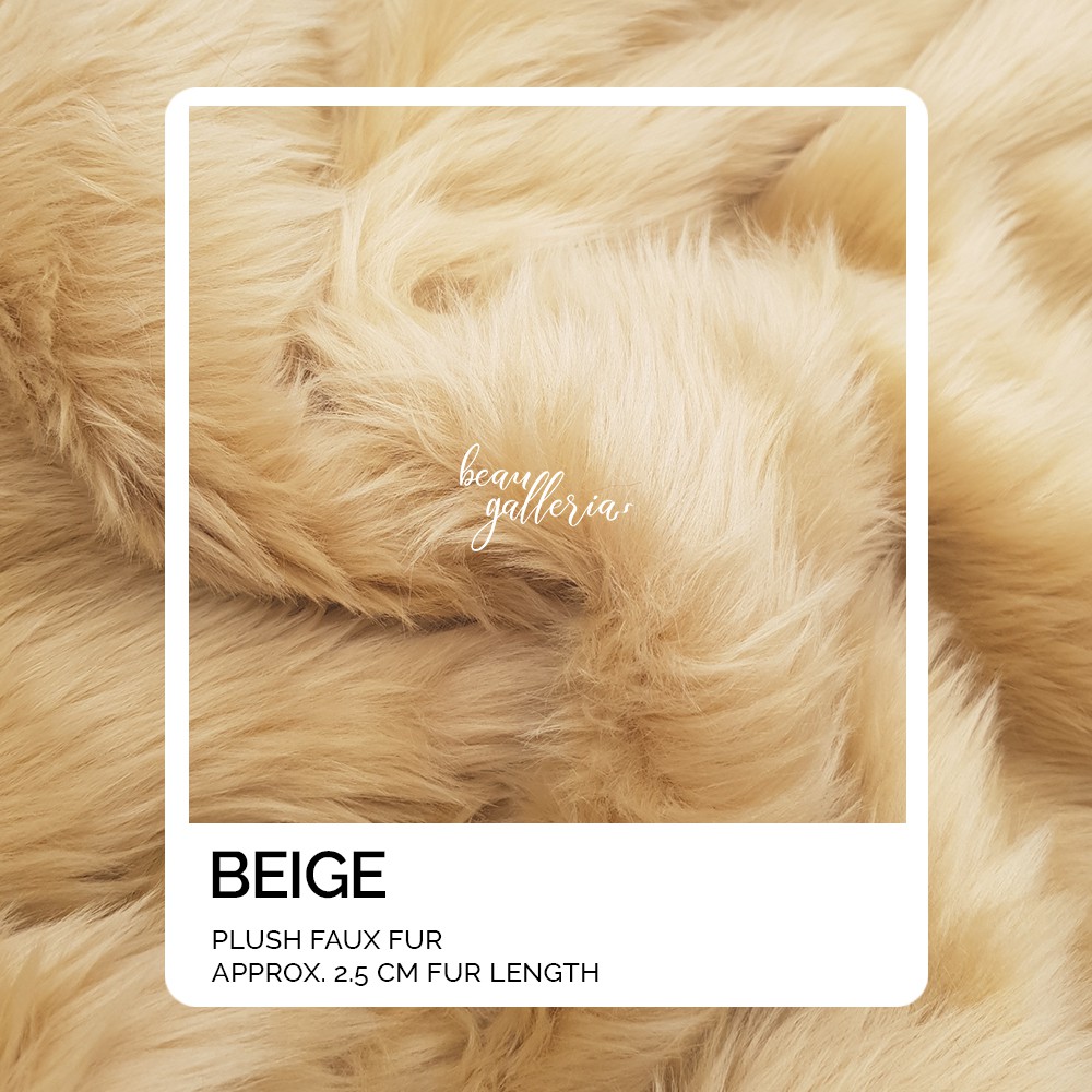 Plush Faux Fur Fabric Scarf Shawl cover up by Beau Galleria | Shopee ...