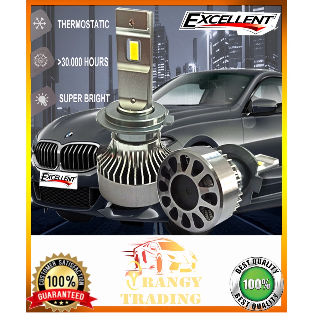 EXCELLENT Single Car LED Headlight O2W-2U-RO ( H1 / H3 / H4 / H7 / H11 ...