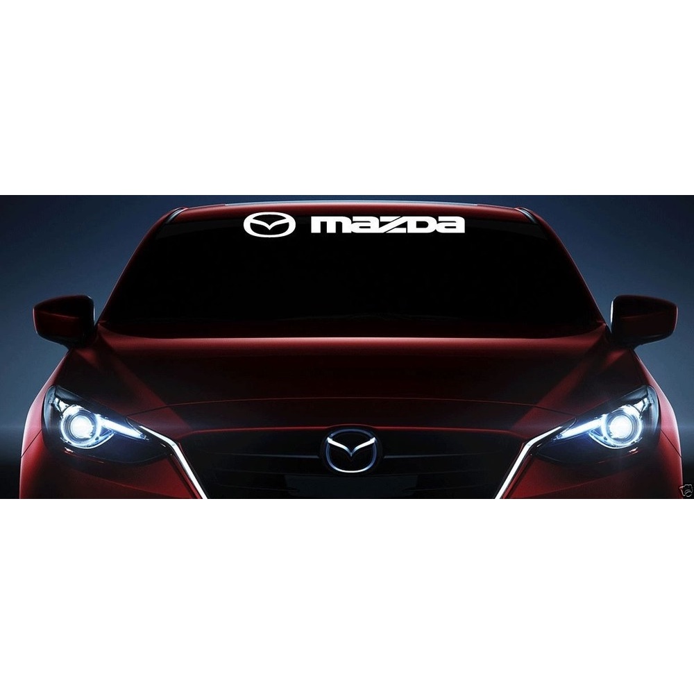 Mazda Windshield Banner Decal Sticker RX-8 mazdaspeed 3 6 5 | Shopee ...