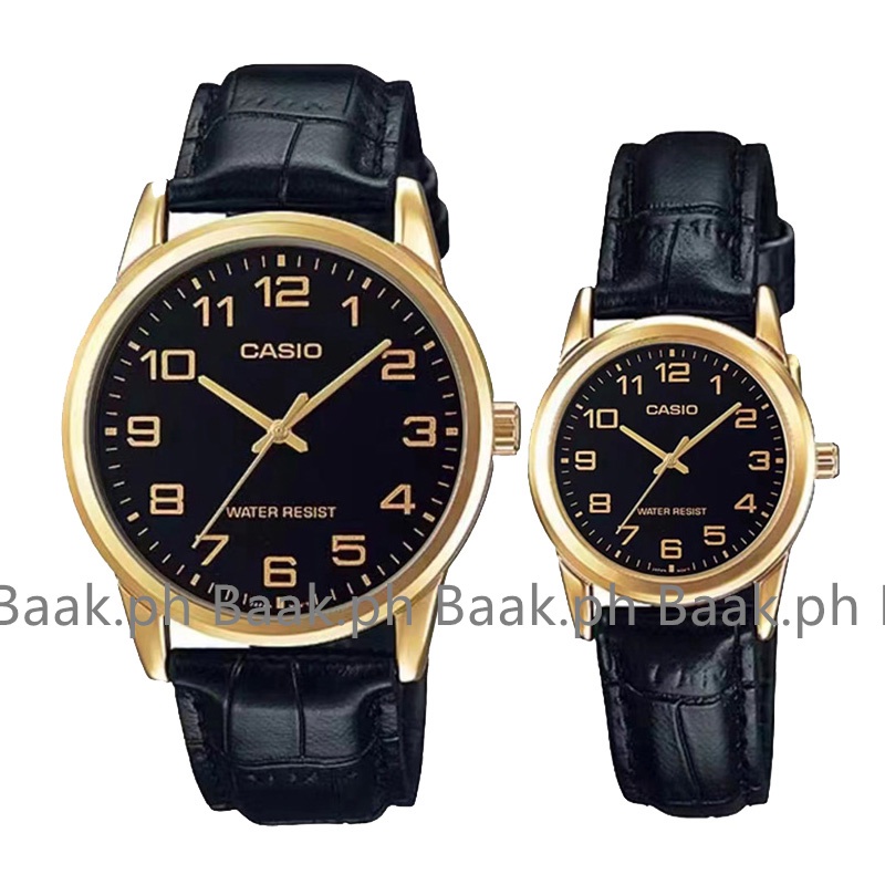 New Copule Watch Leather Strap Sport Quartz Analog Watch | Shopee ...