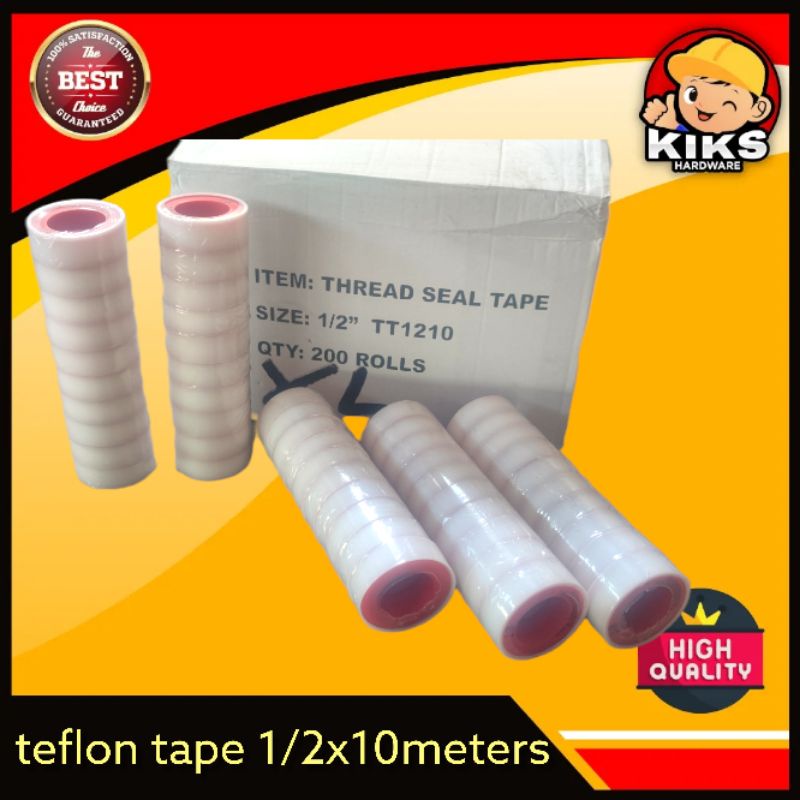 Teflon Tape 1/2 Per Piece Threaded Seal Tape 1/2x10meters PTFE thread ...