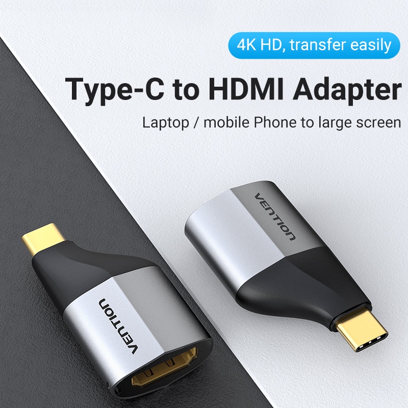 Vention USB 3.1 Type C to HDMI Adapter for Projector TV Monitor ...