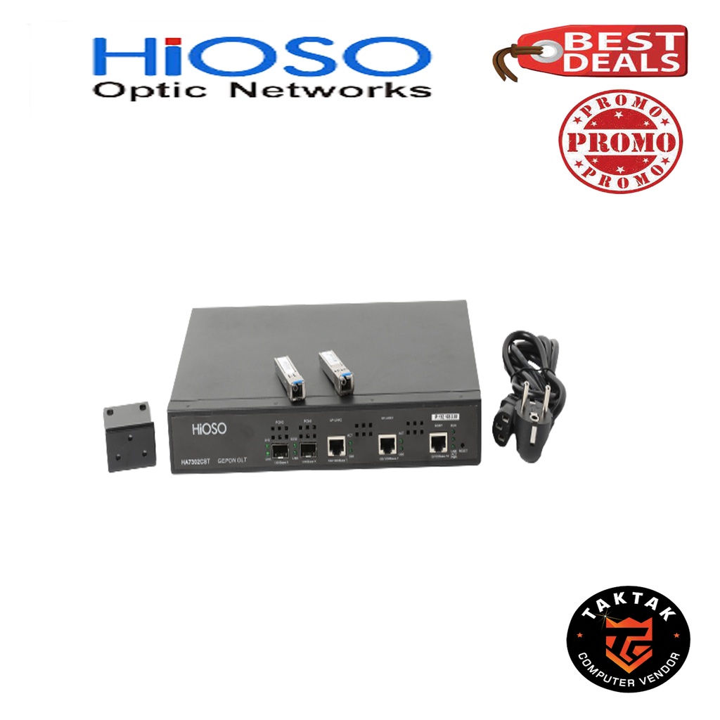 HIOSO HA7302CST 2 PORTS EPON OLT WITH PON MODULE PX20+++ | Shopee ...