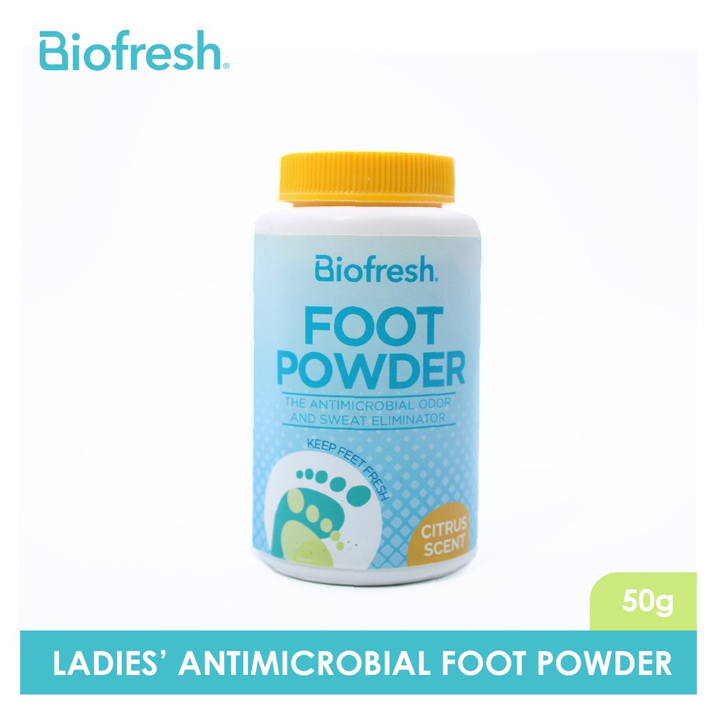 Biofresh Ladies' Antimicrobial Foot Powder 50g 1 piece BLFP02 | Shopee Philippines