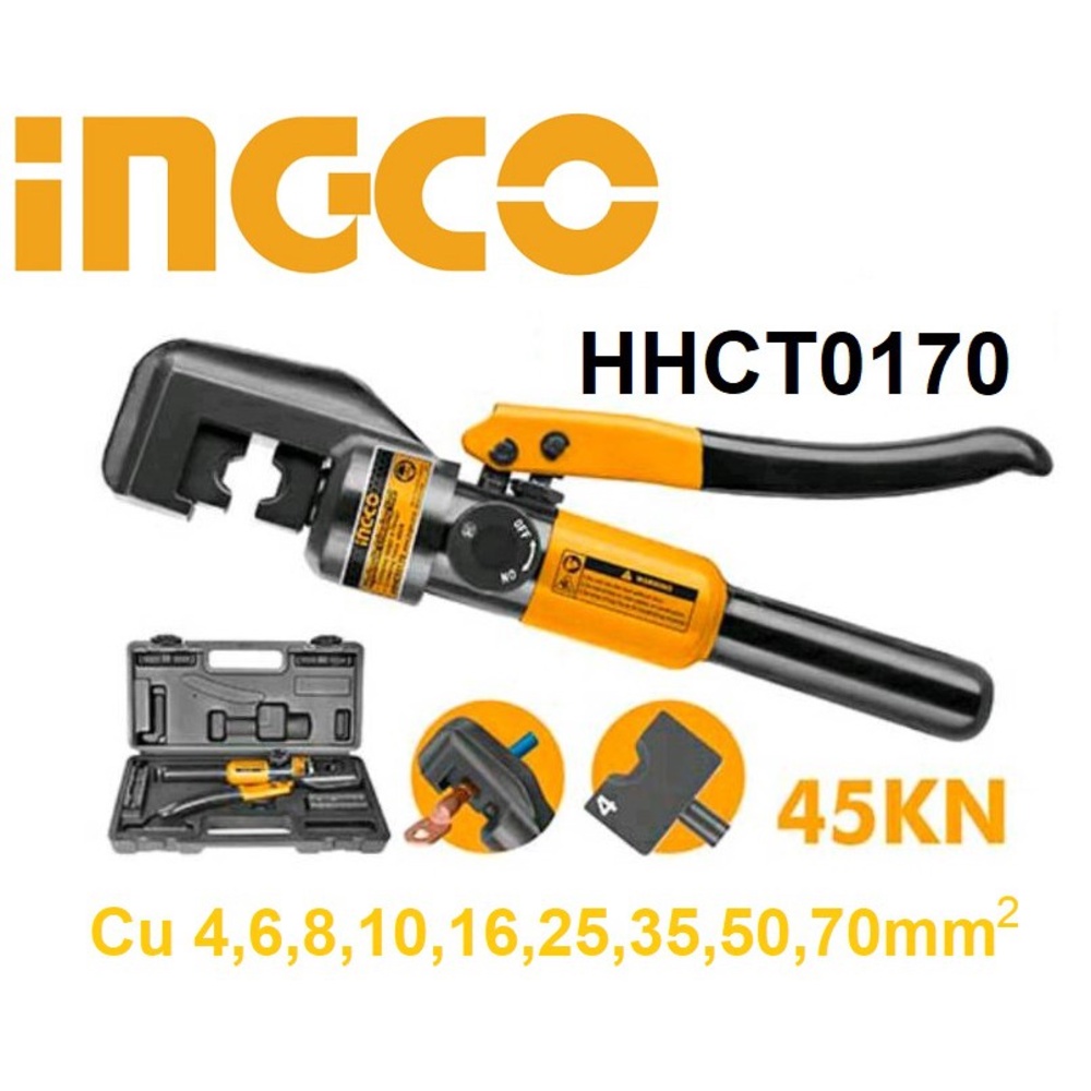 Ingco Hydraulic Crimping Tool 11mm HHCT0170 MERVILLE | Shopee Philippines