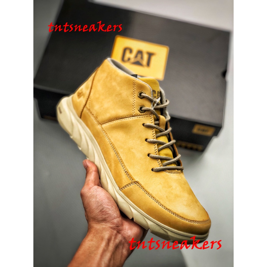 Original Caterpillar Men FOOTWEAR Work Genuine Leather Boot Shoes PH720 ...