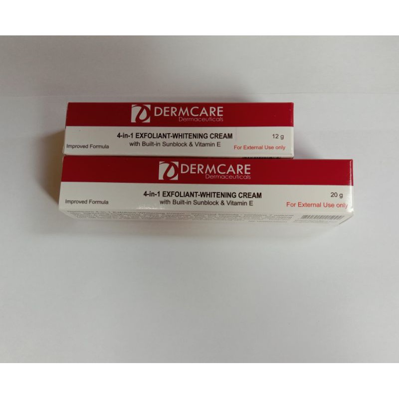 Dermcare Dermaceuticals 4-in-1 Exfoliant whitening cream | Shopee ...