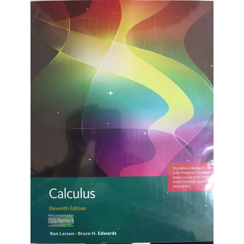 Calculus By Ron Larson Shopee Philippines