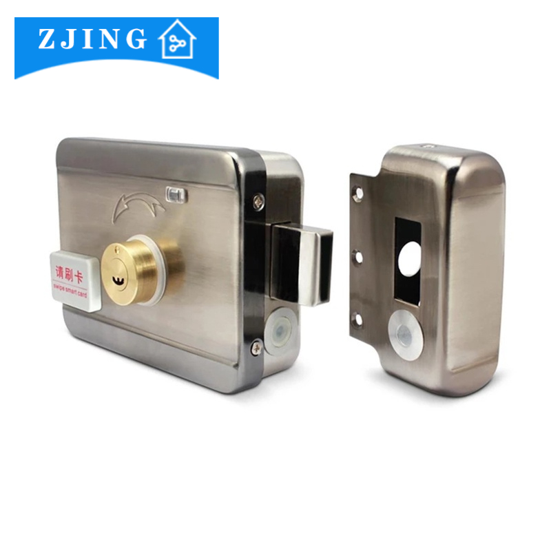 Electronic integrated RFID Door Rim lock ID reader 125khz bidirectional ...