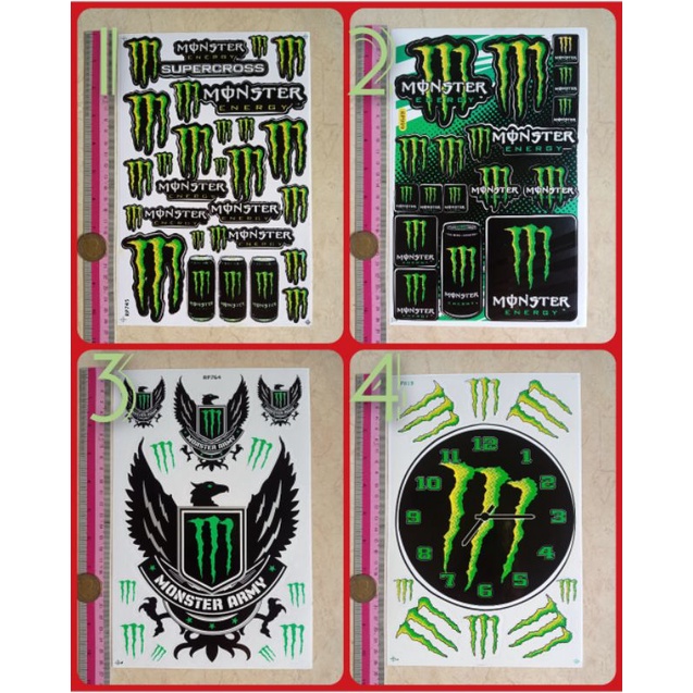 1 Sheet Of Car Stickers 7 "x10.5" Inch Accessories Helmet Mount ...
