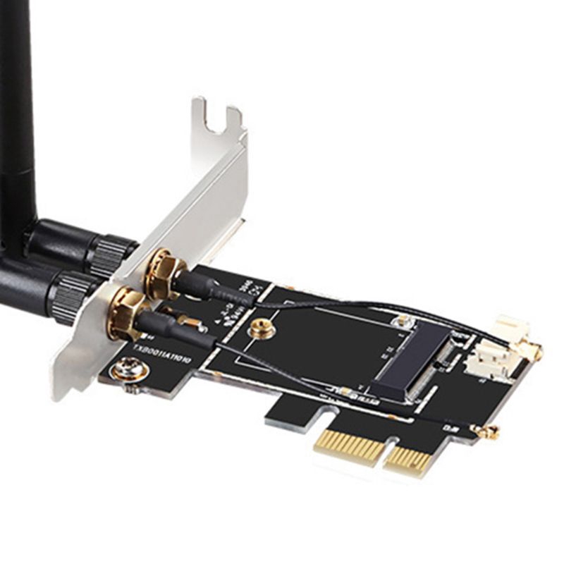 QUU Wireless Card to pciE-1X to NGFF-Ekey PCIE Laptop Pc WIFI WLAN Card ...