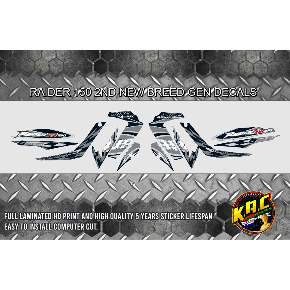 Raider 150 Decals 2nd Gen | Shopee Philippines
