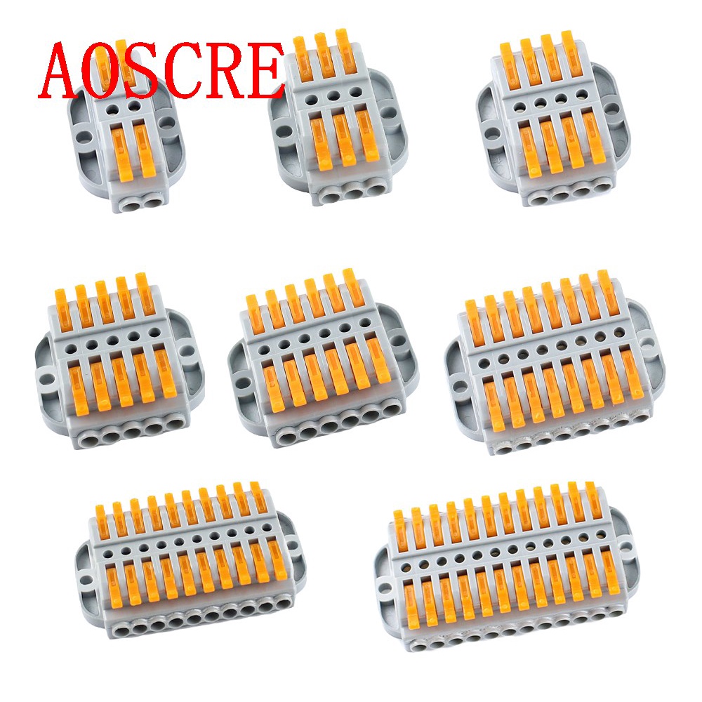 Quick Eletrical Wire Connector 2/3/4/5/6/8/10/12 Pin Universal Docking ...