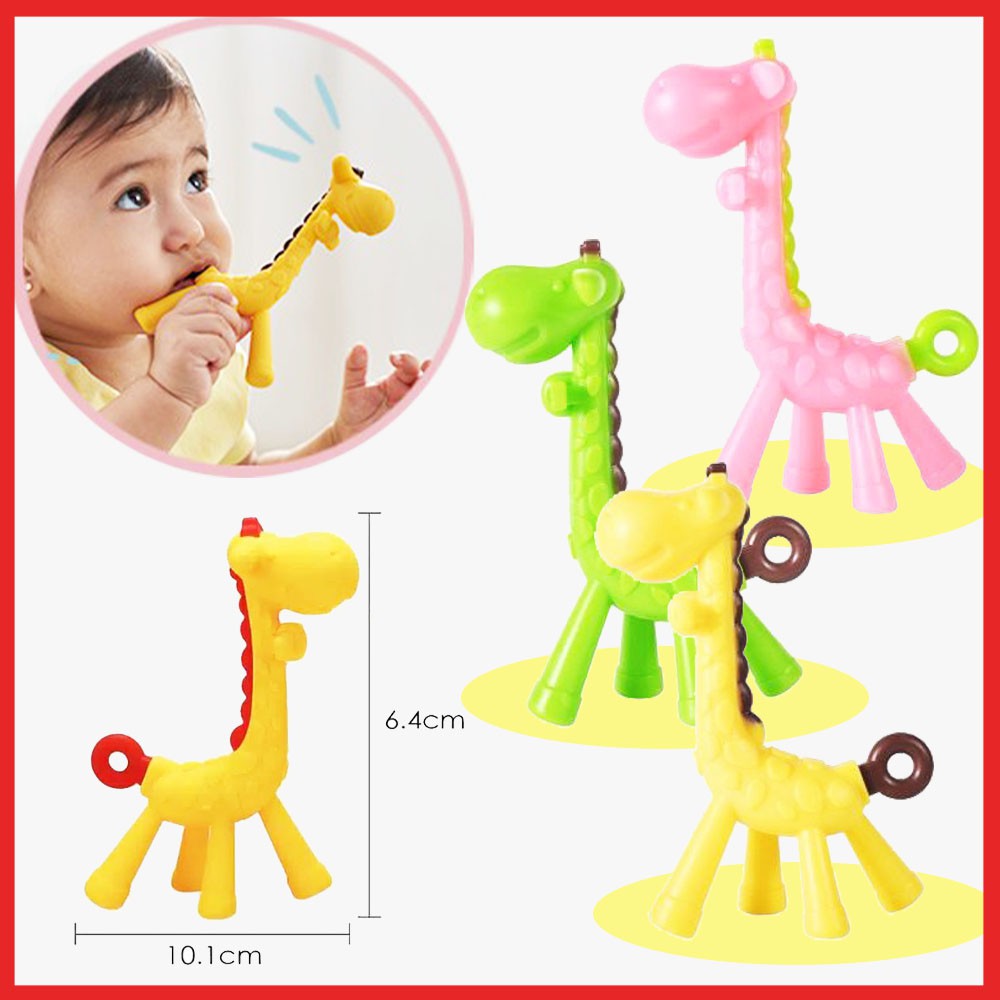 Giraffe Teether - Baby Giraffe Teether Toy | Shopee Philippines