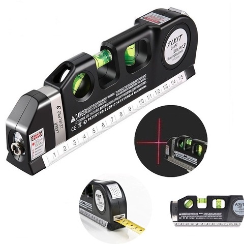 4-in-1 high-precision level horizontal vertical cross line laser ...